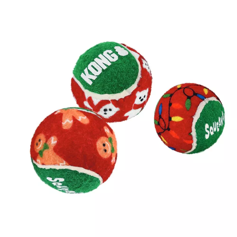 Kong Holiday SqueakAir Lopta - Pet Atelier